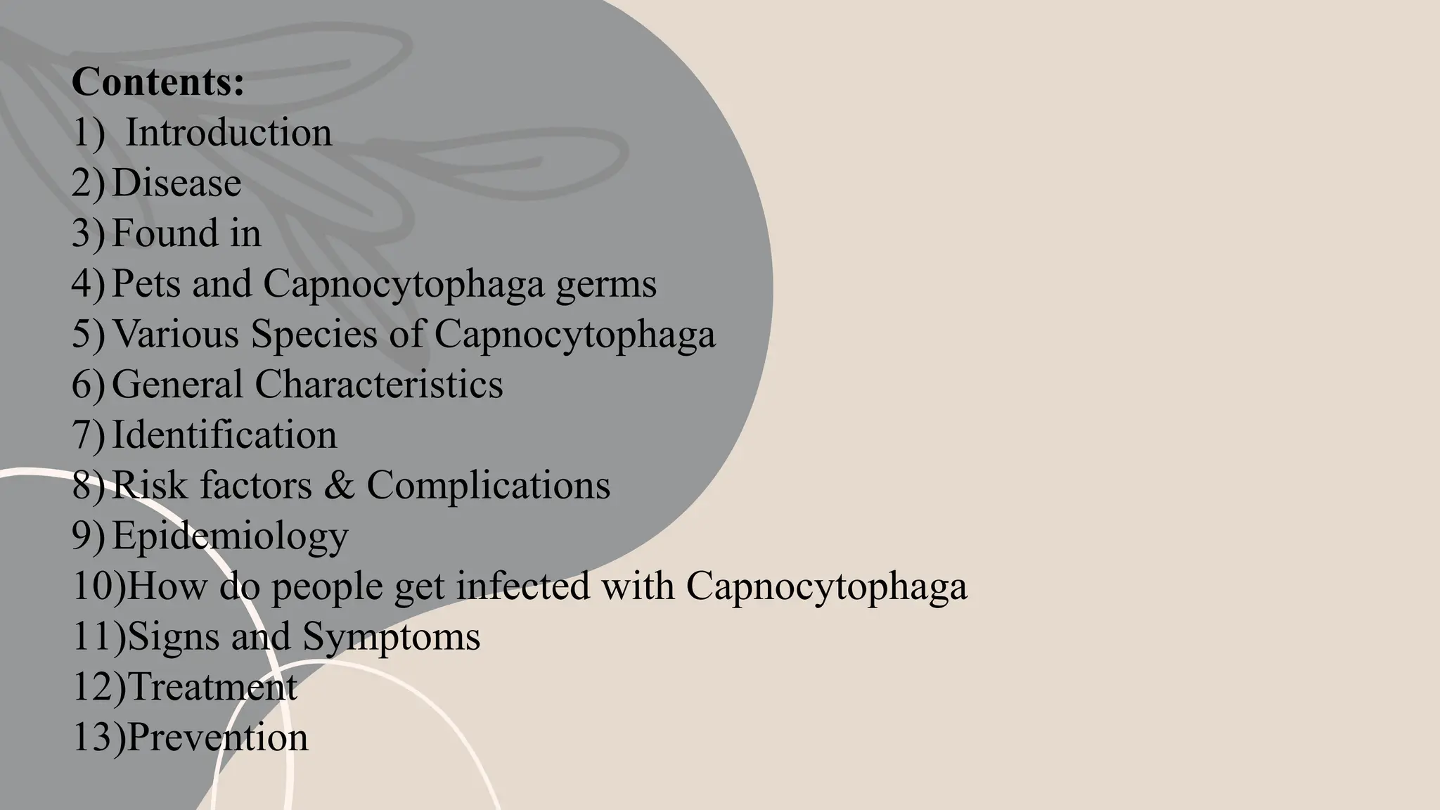 Final CAPNOCYTOPHAGA INFECTION by Gauri Gawande.pptx