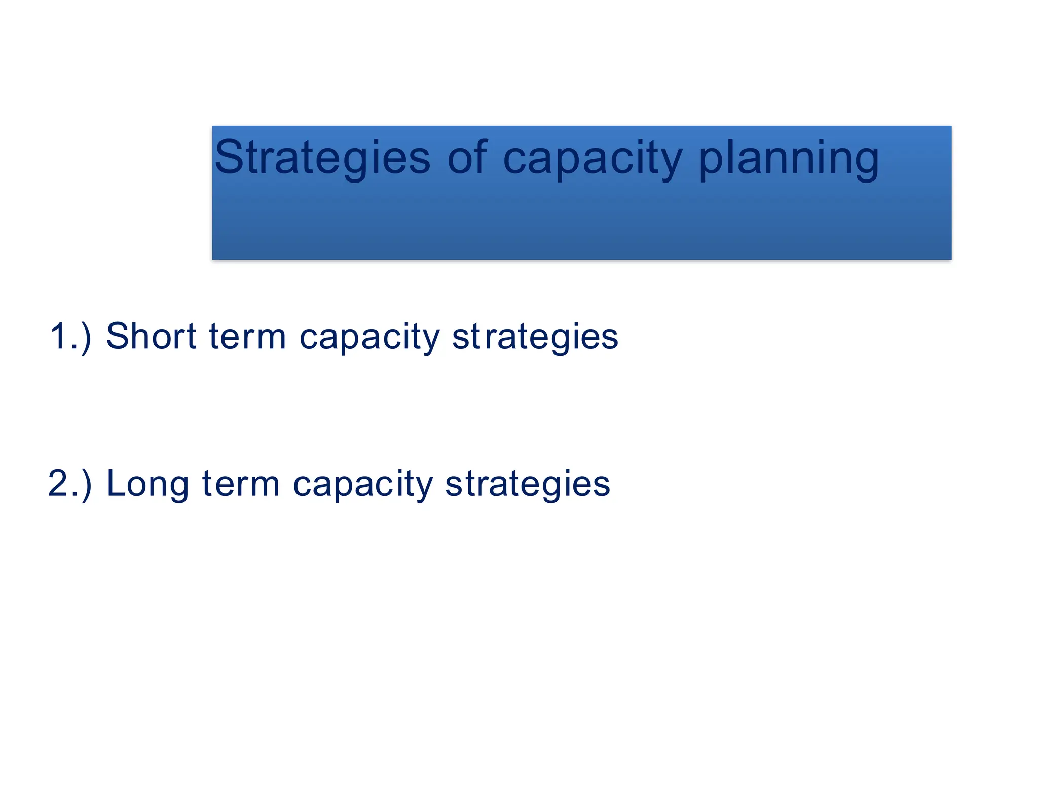 Final Cap planning - for Manufacturing Industry | PPTX