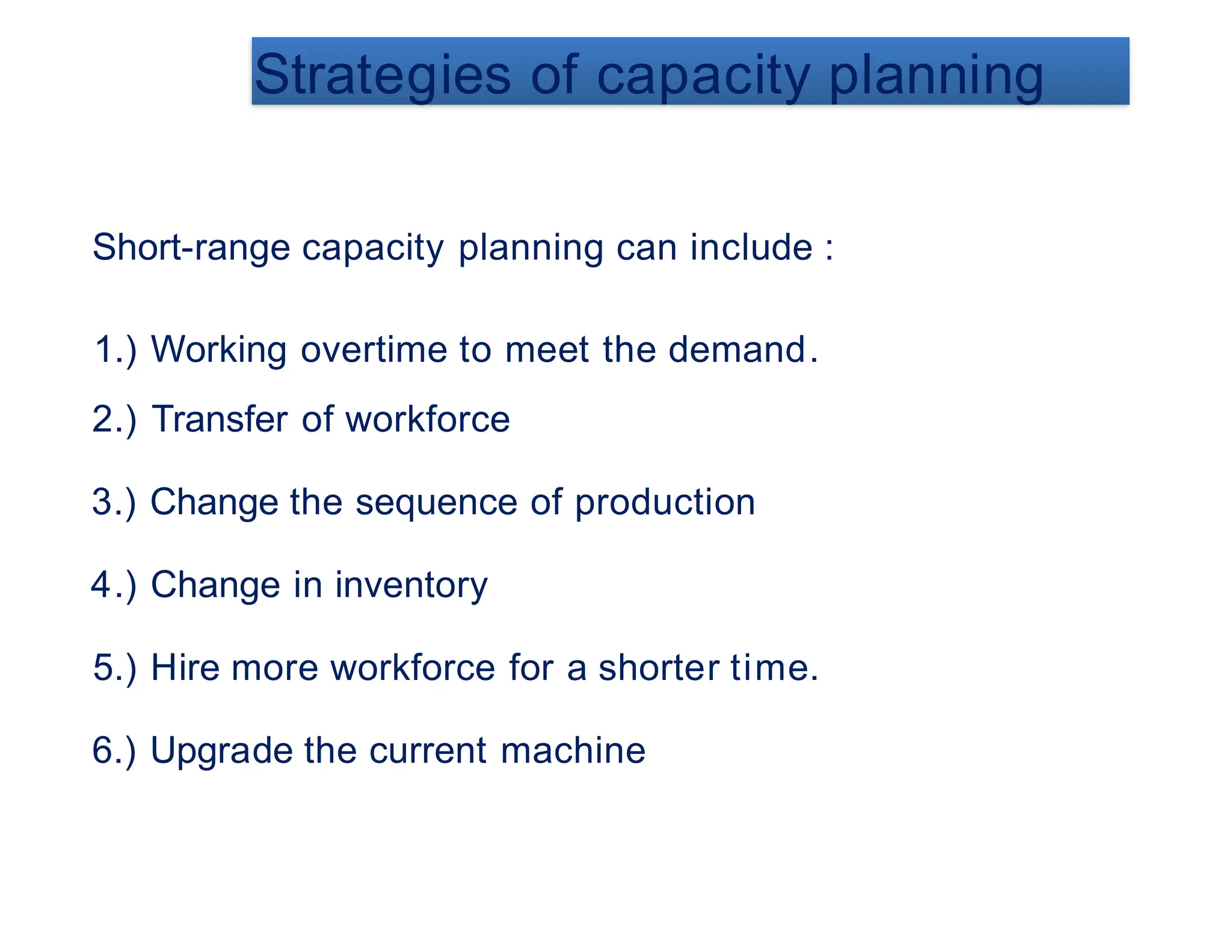 Final Cap planning - for Manufacturing Industry | PPT