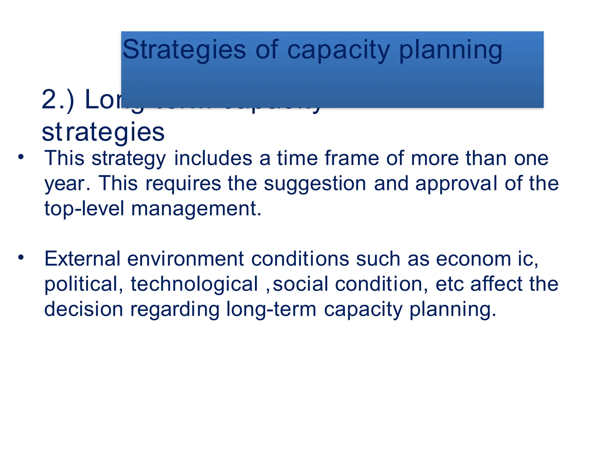 Final Cap planning - for Manufacturing Industry | PPTX