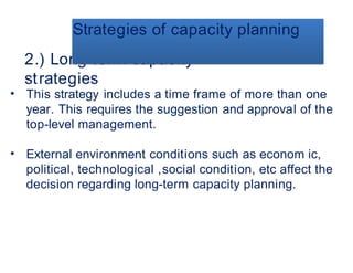 Final Cap planning - for Manufacturing Industry | PPT