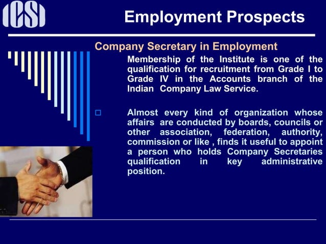 FINAL__CAREER_AS_A_COMPANY_SECRETARY.ppt | Business Administration | Business