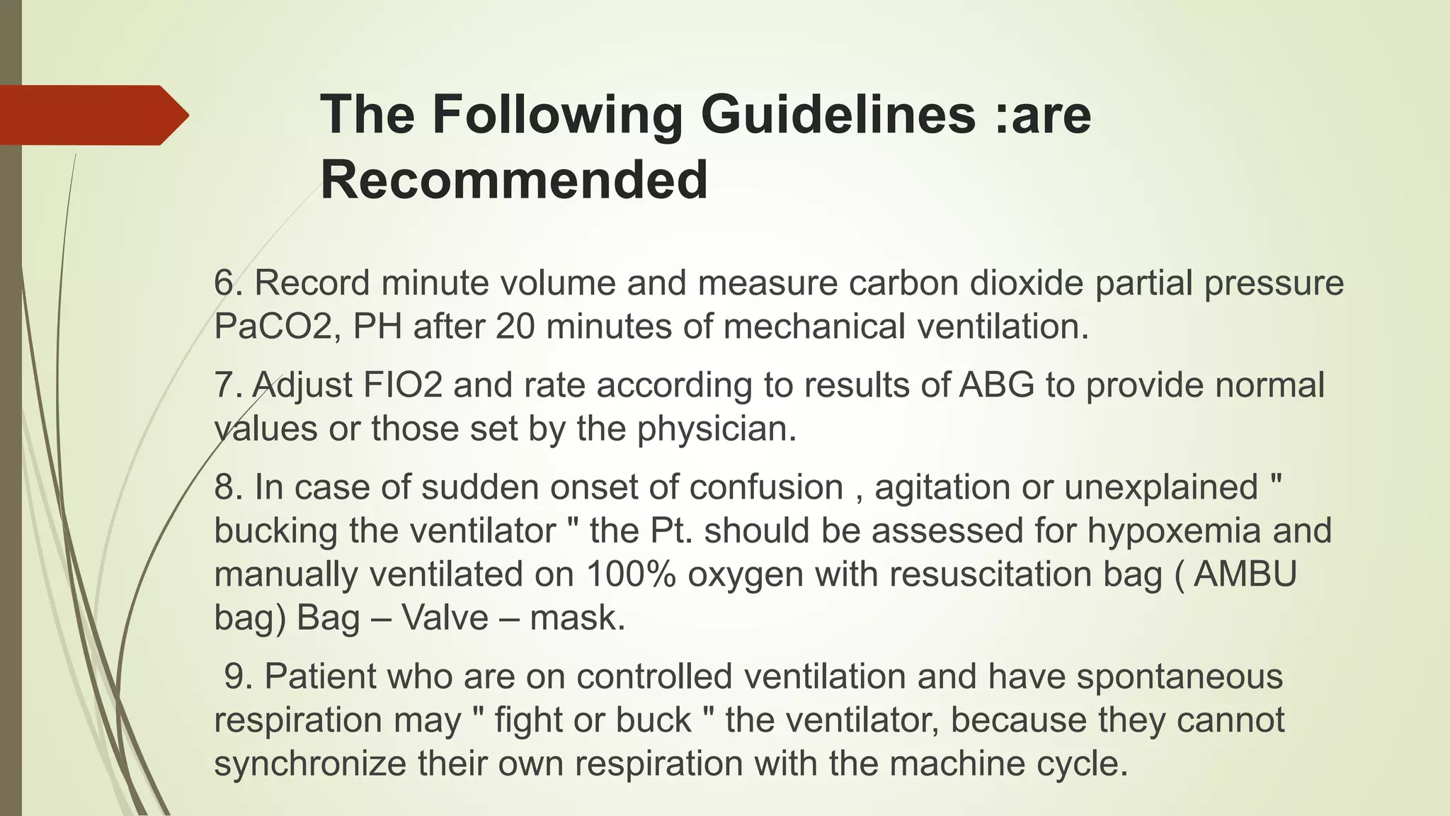 care of child on ventilator | PPTX