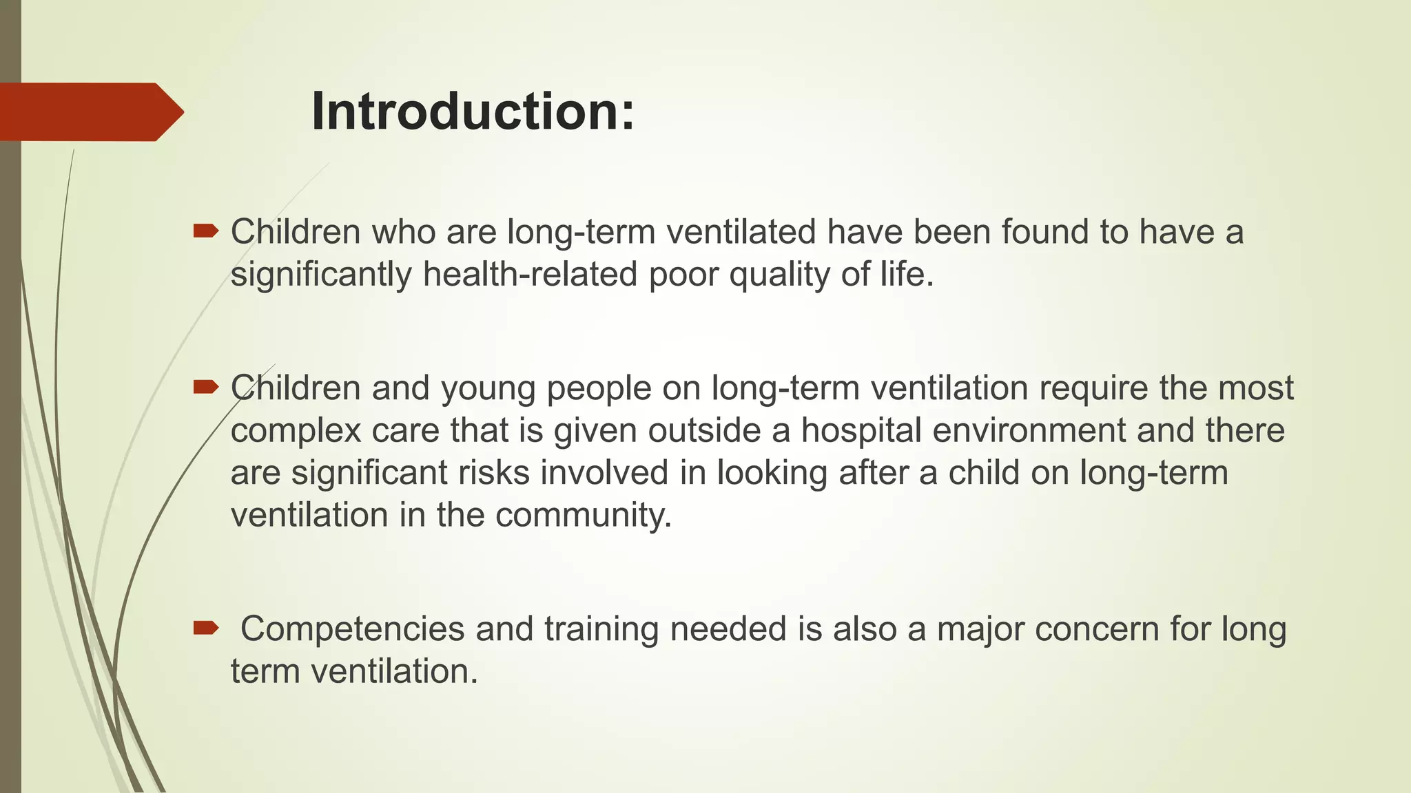 care of child on ventilator | PPTX