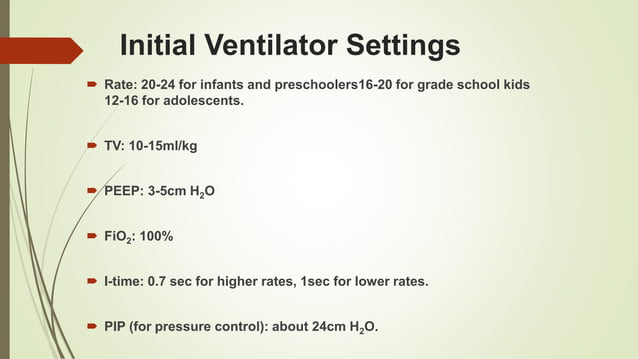 care of child on ventilator | PPT