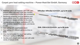 End-to-end solutions carpet manufacturing solutions from A.T.E. | PPTX