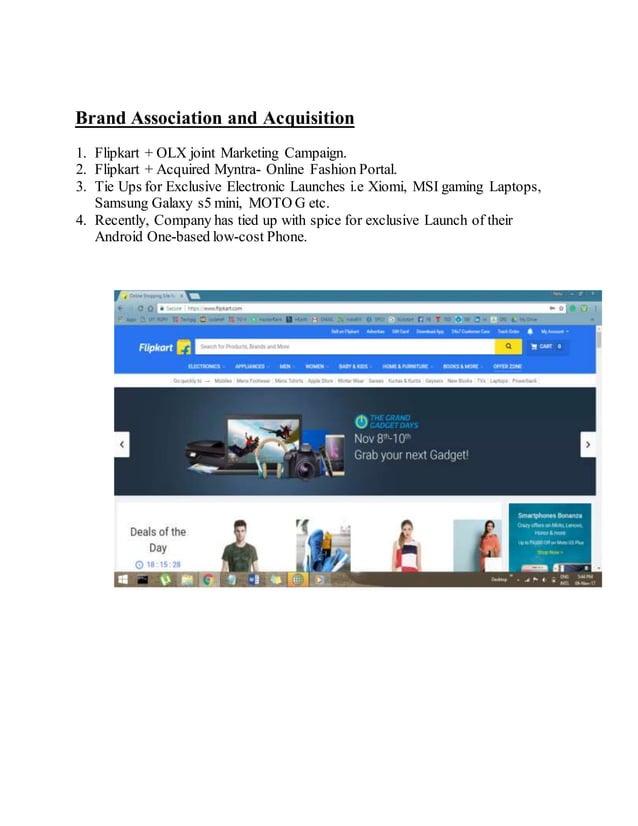 Case-Study Flipkart | DOCX | Web Development | Internet