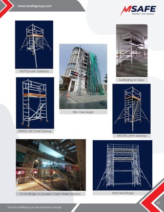 Aluminium Scaffolding manufacturer and supplier Catalogue | PDF