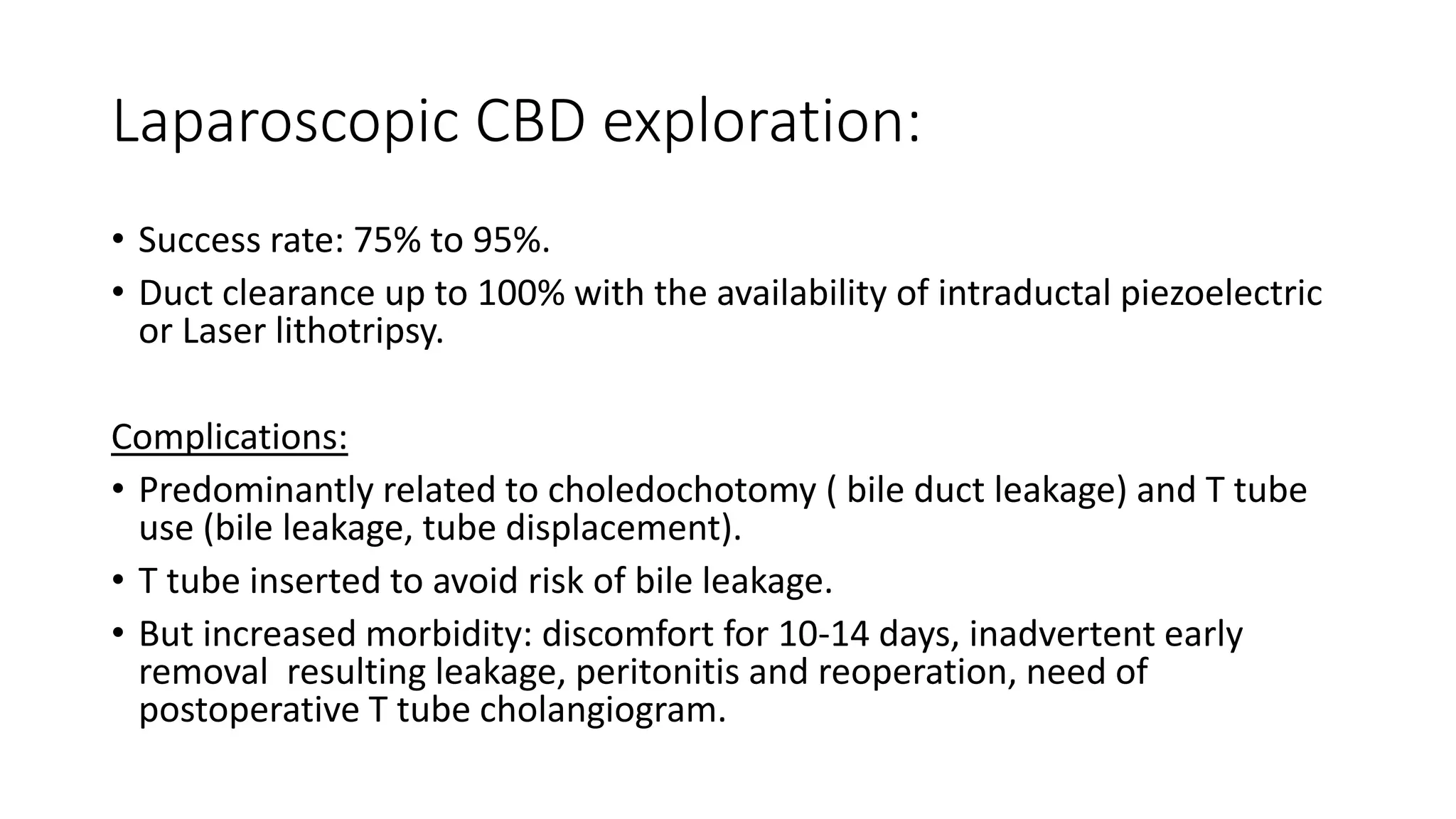Choledocholithiasis- Management | PPTX