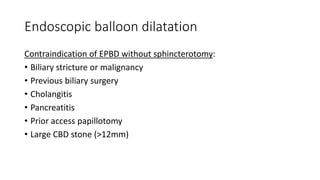 Choledocholithiasis- Management | PPTX