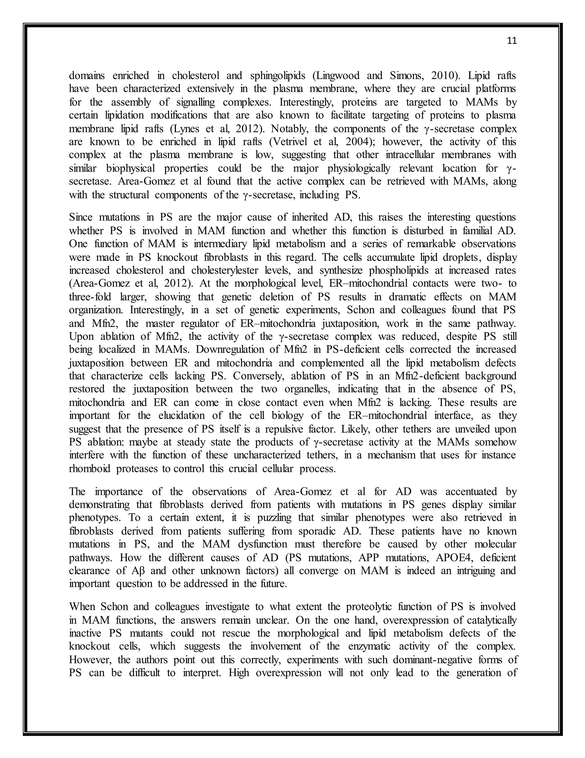 ENDOPLASMIC RETICULUM DYSFUNCTION | DOCX