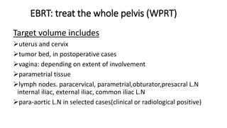 EBRT IN CARCINOMA CERVIX | PPTX