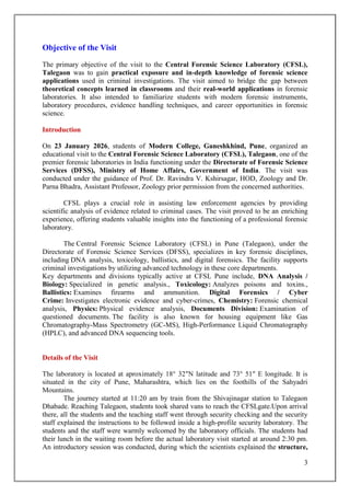 Central Forensic Science Laboratory, Pune | PDF