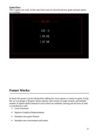 Ball Collecting game report | PDF