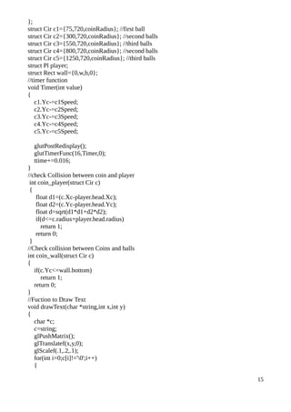 Ball Collecting game report | PDF