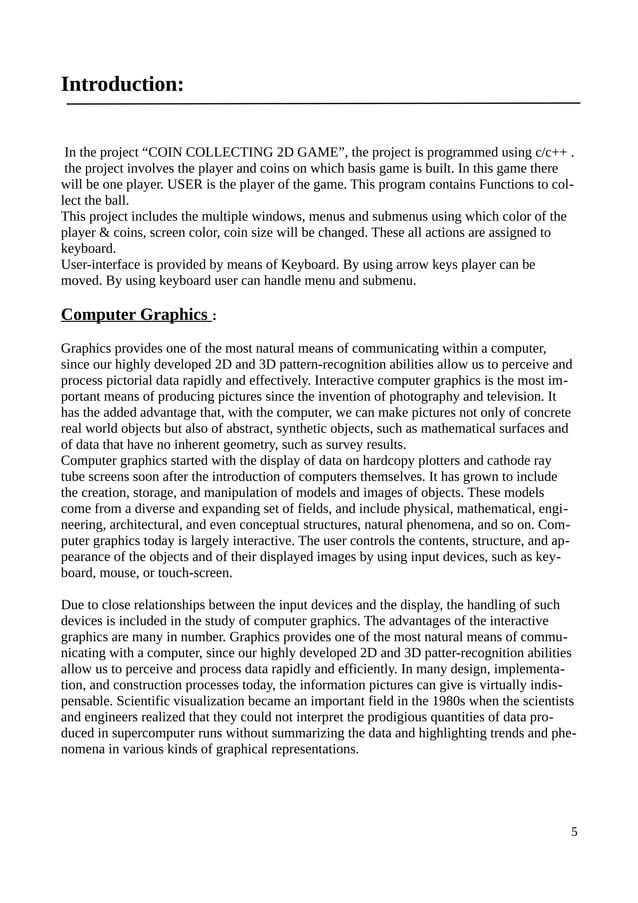 Ball Collecting game report | PDF