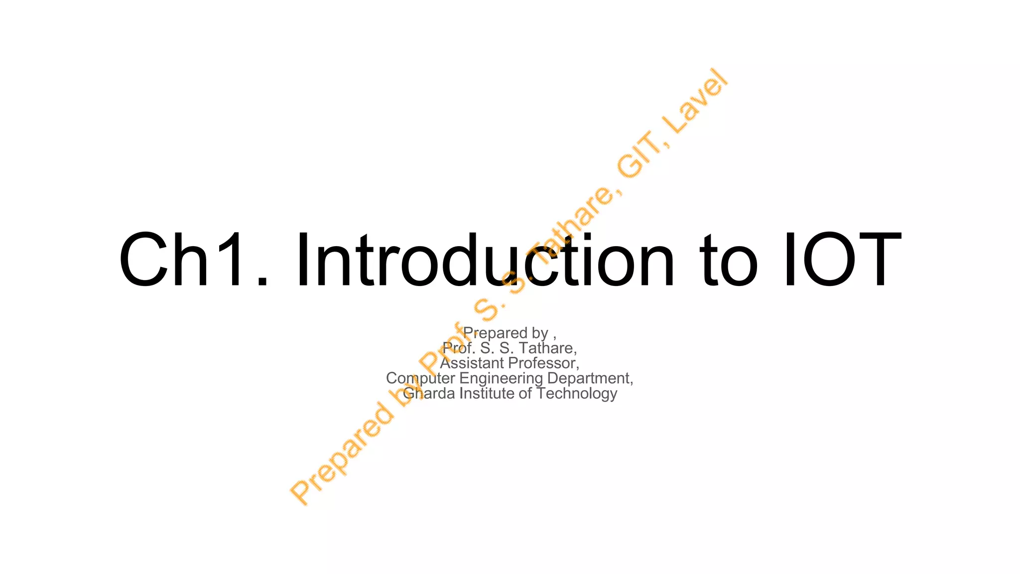Introduction to IoT | PPT
