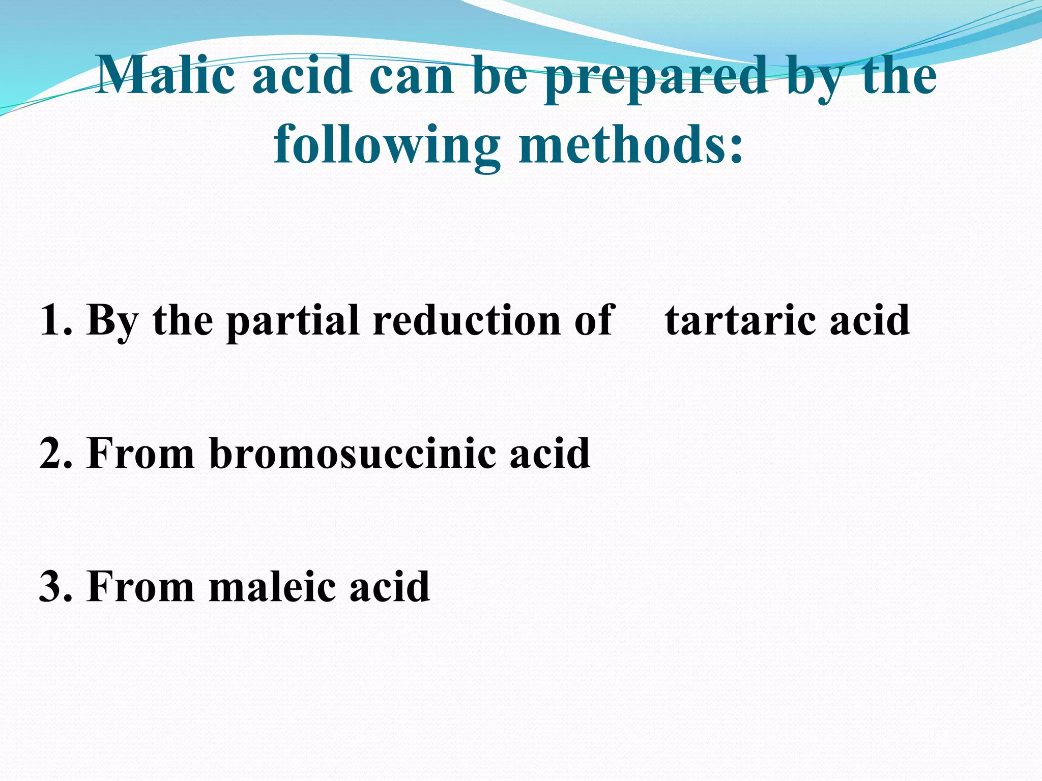 HYDROXY ACIDS:- MALIC, TARTARIC AND CITRIC ACIDS | PPTX