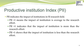 Service Innovation Research in the World: A Bibliometric Analysis | PPT