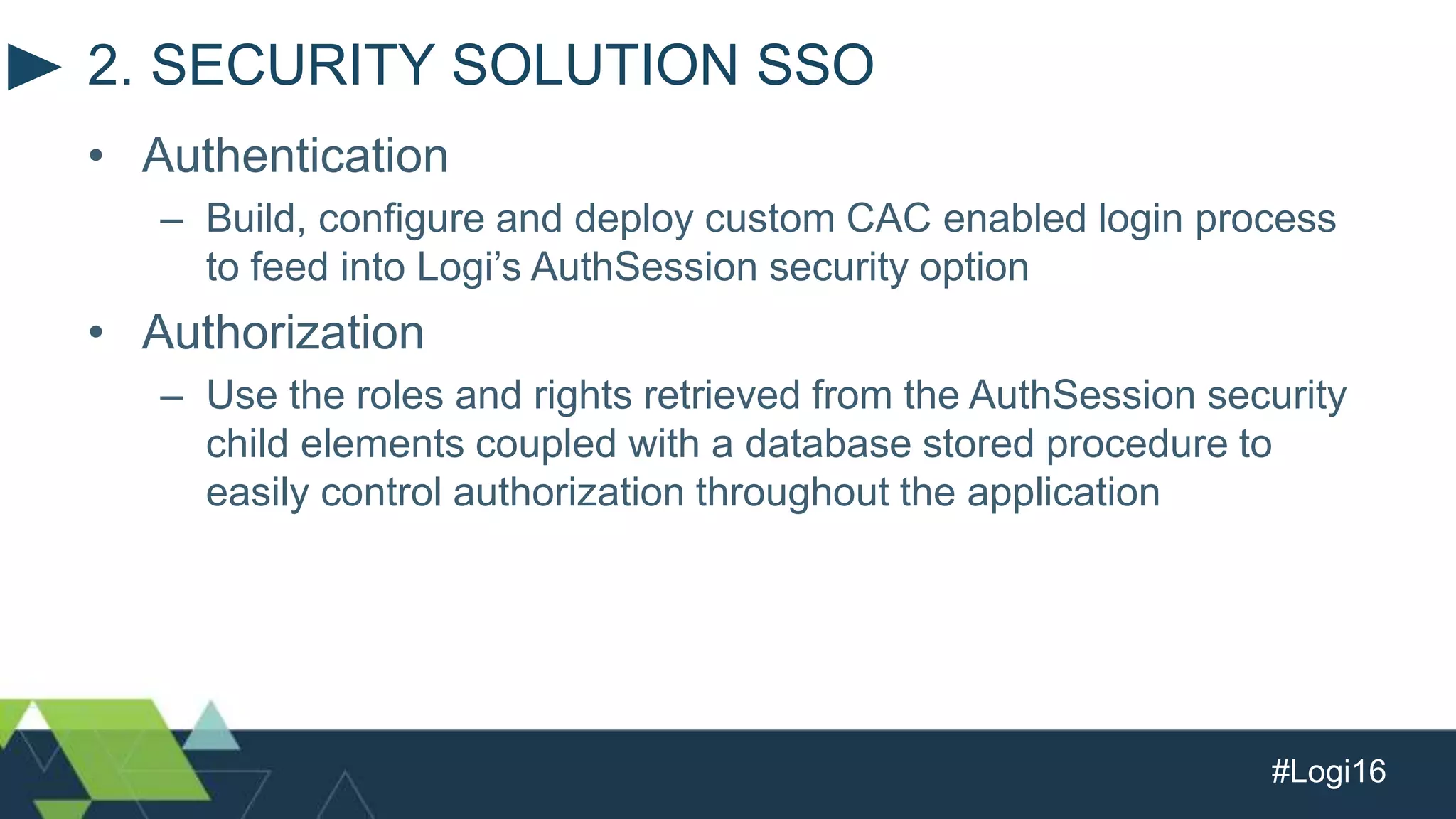 Choosing the Best Business Intelligence Security Model for Your App | PPTX