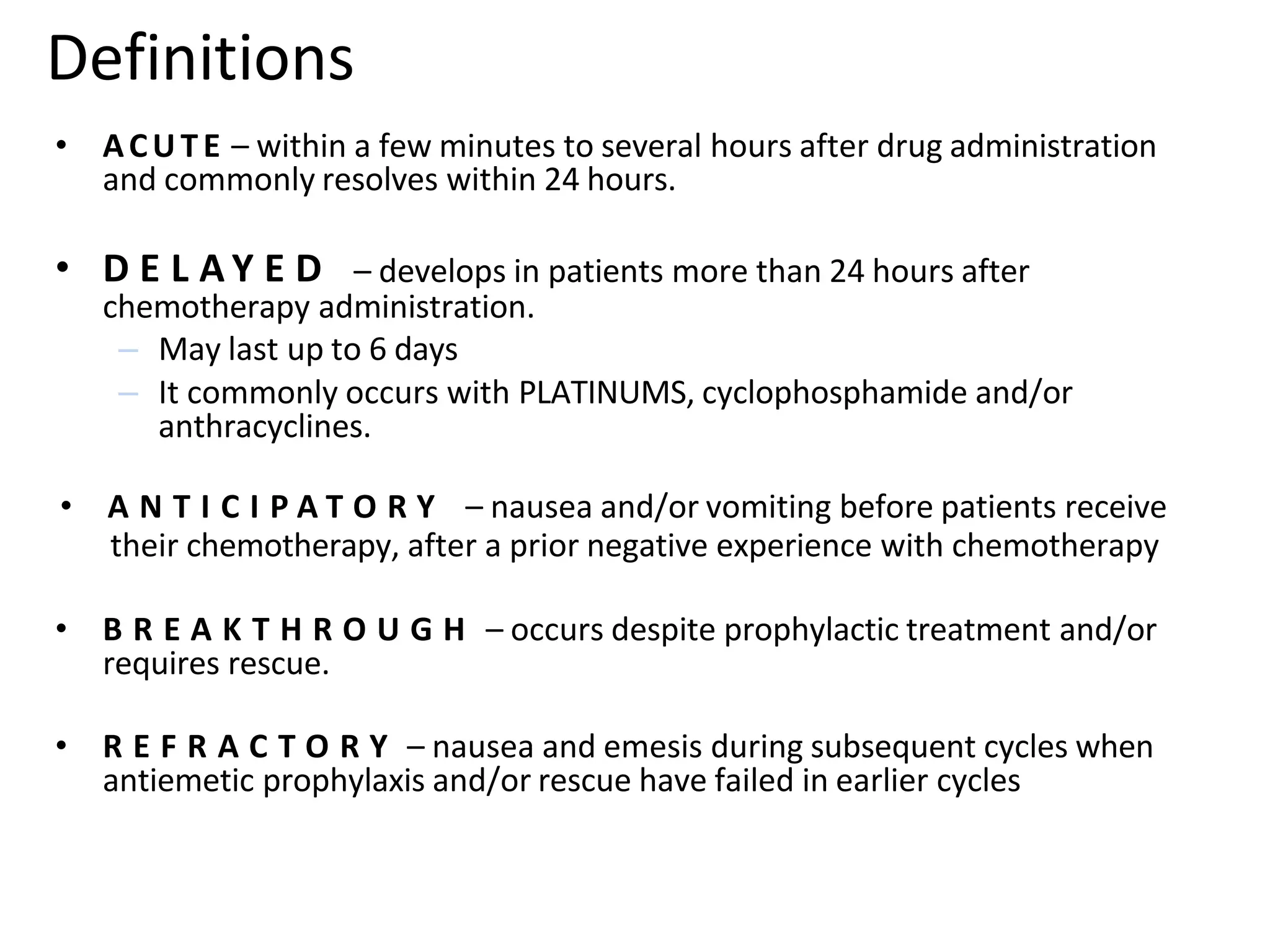 FINAL CINV cancer induced nausea vomiting | PPTX