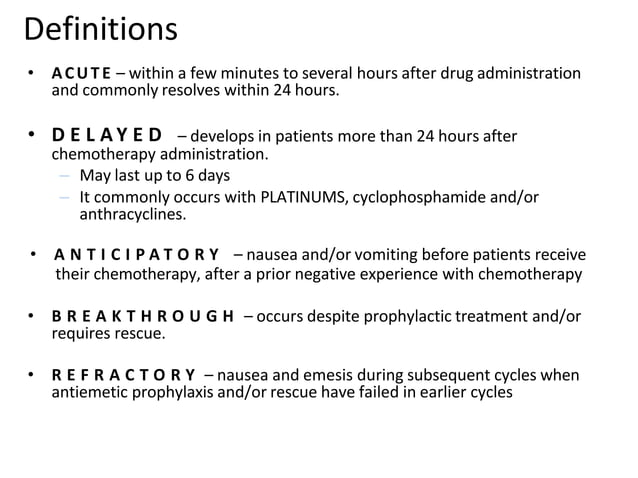 FINAL CINV cancer induced nausea vomiting | PPT