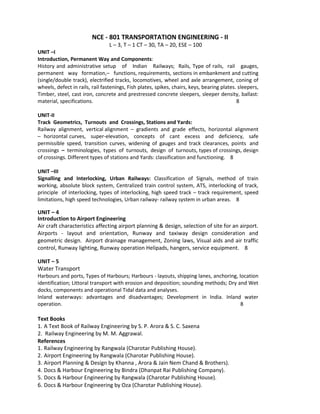 Final civil engineering syllabus 2 | PDF