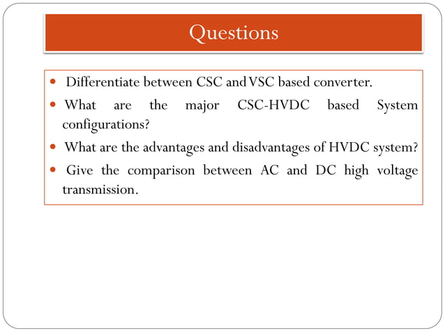 Power Electronics Application: HVDC | PPT