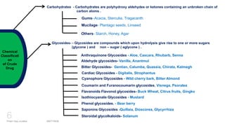 Final classification of crude drug chemical classification | PPTX