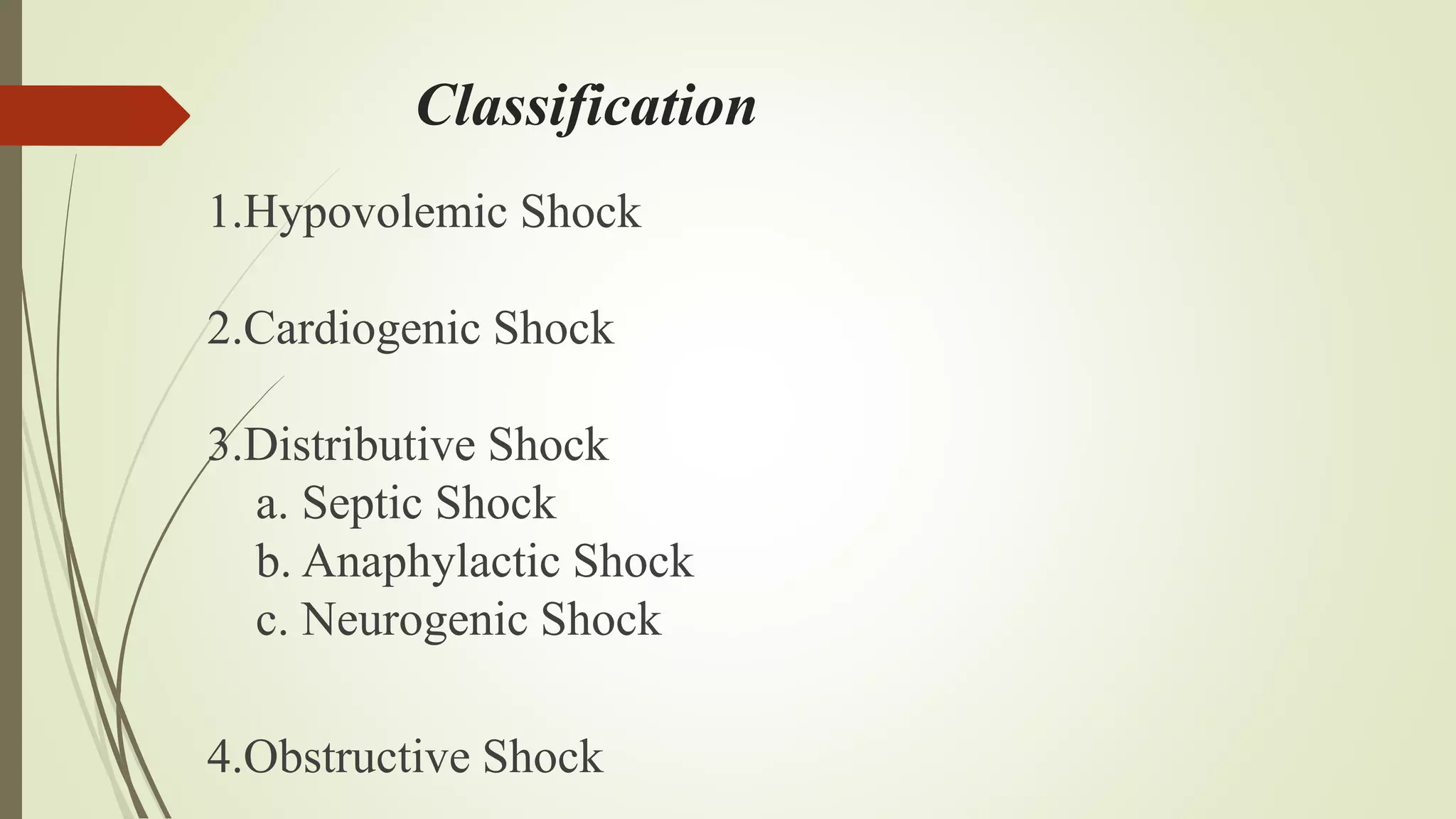 classification,recognition and management of shock | PPTX