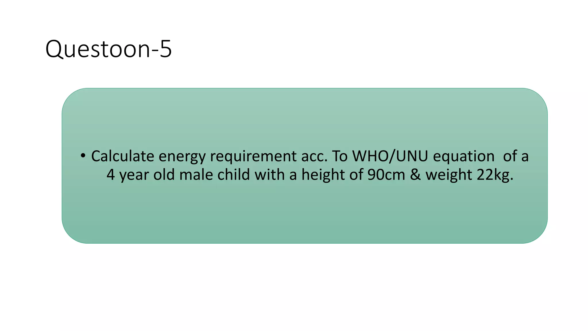 nutritional need of critical ill child | PPTX