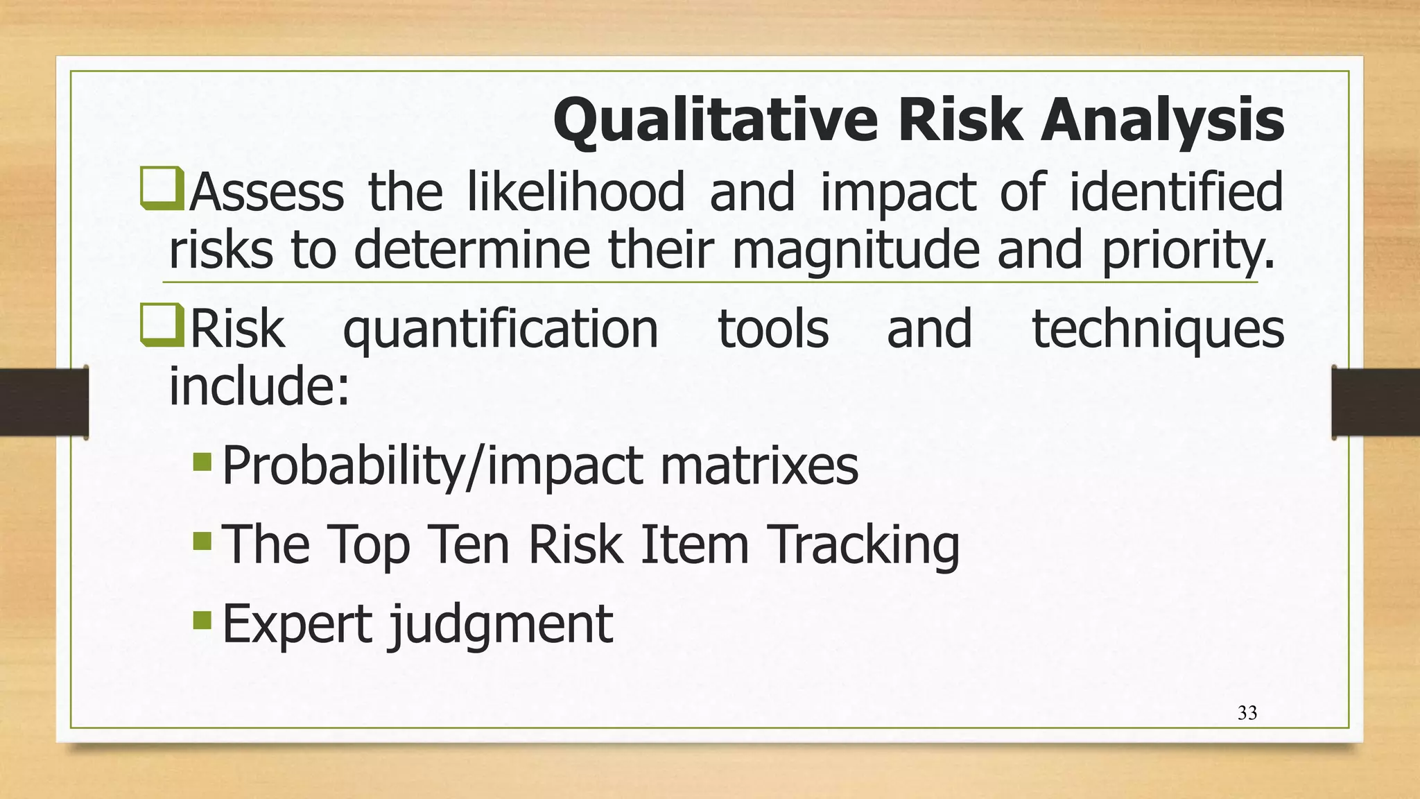 Final Class Presentation on Determining Project Stakeholders & Risks.pptx