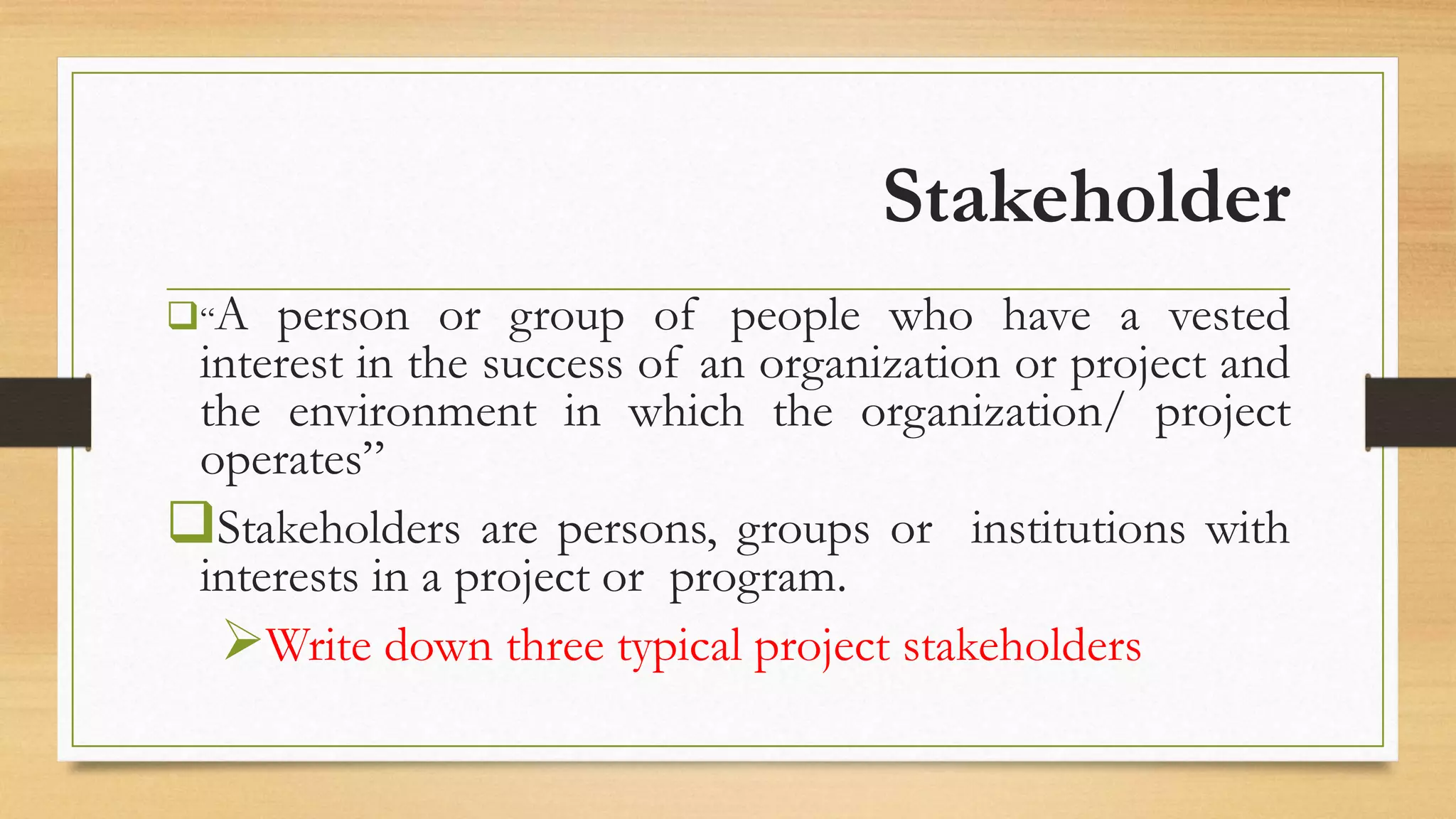 Final Class Presentation on Determining Project Stakeholders & Risks.pptx