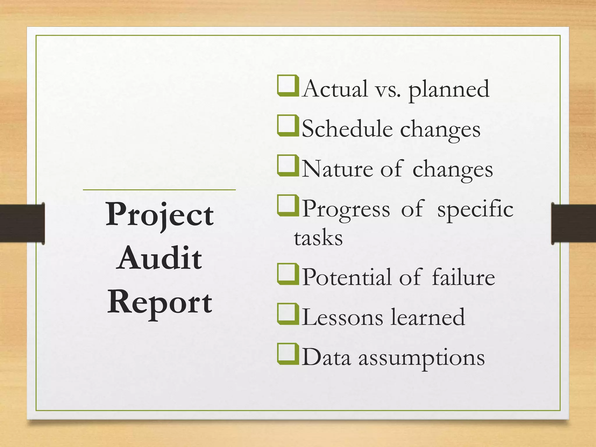 Final Class Presentation on Project Audit and Closure.ppt