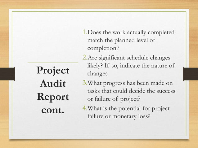 Final Class Presentation on Project Audit and Closure.ppt