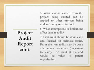 Final Class Presentation on Project Audit and Closure.ppt