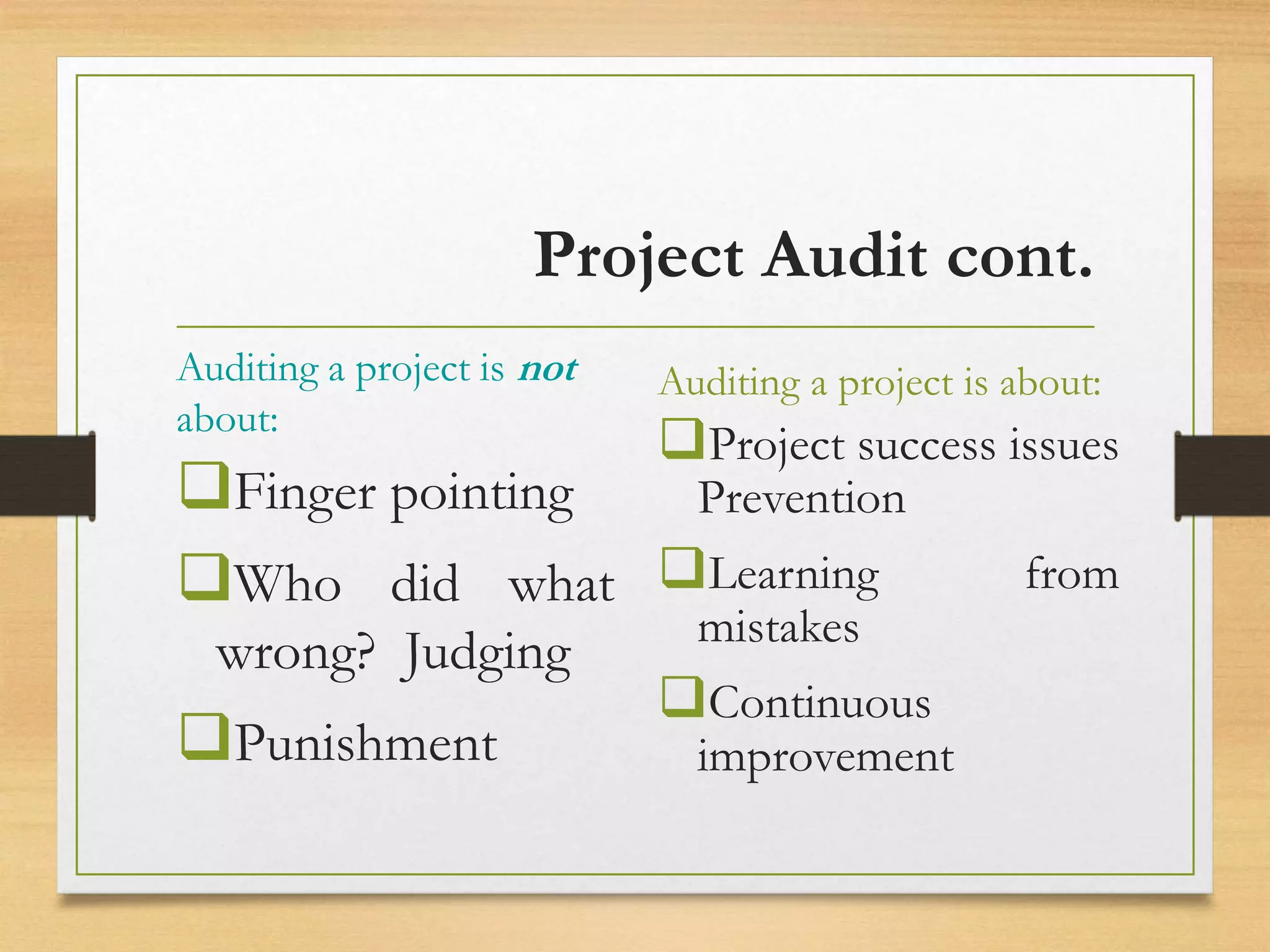 Final Class Presentation on Project Audit and Closure.ppt