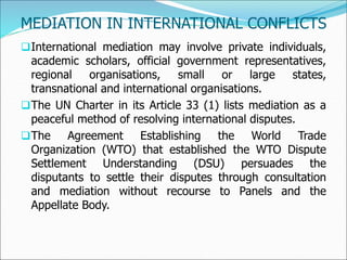 Final Class Presentation on Resolving Conflicts_Civil Wars.ppt