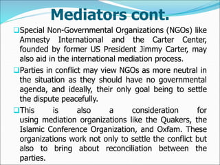 Final Class Presentation on Resolving Conflicts_Civil Wars.ppt