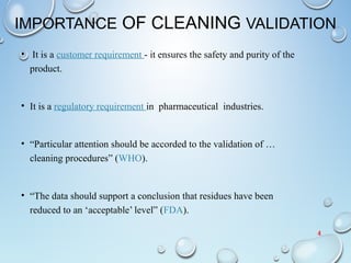 cleaning validation.. | PPT