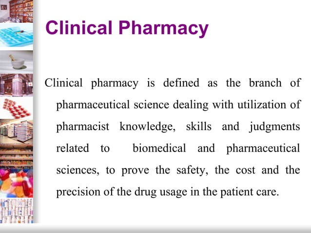 clinical pharmacy | PPT