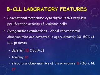Chronic Lymphocytic Leukemia | PPTX