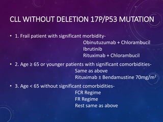 Chronic Lymphocytic Leukemia | PPTX