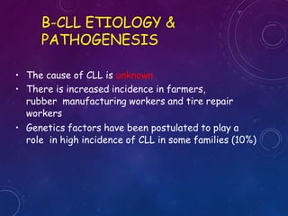 Pathogenesis Of Chronic Lymphocytic Leukemia