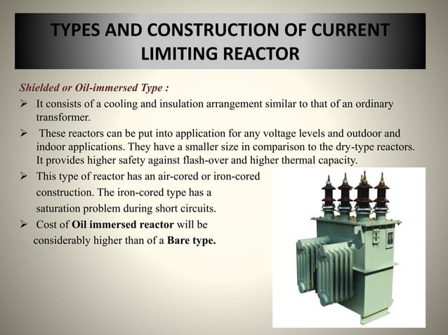 Current Limiting Reactors Pptx