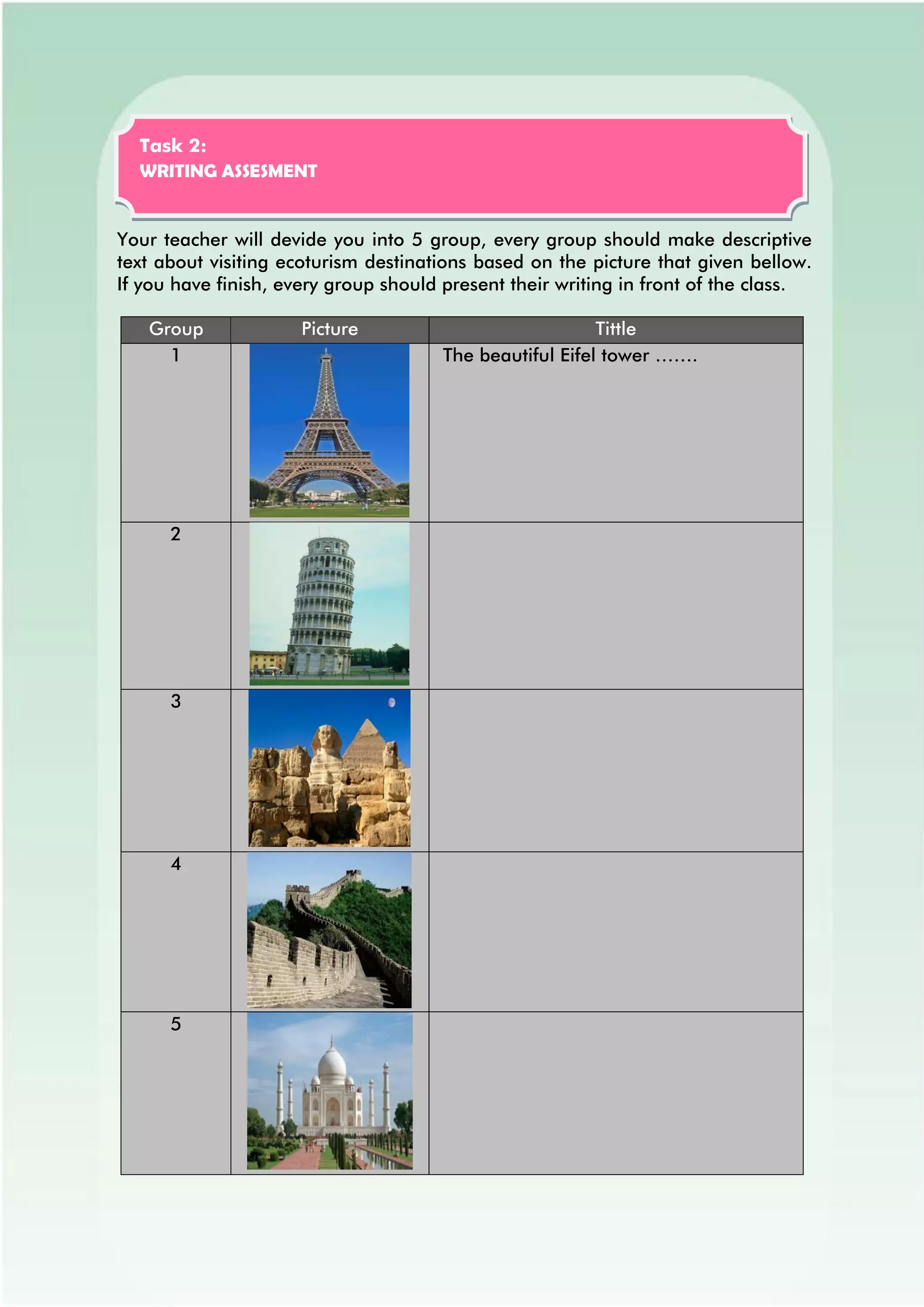 Design of Descriptive Material for Senior High School | PDF