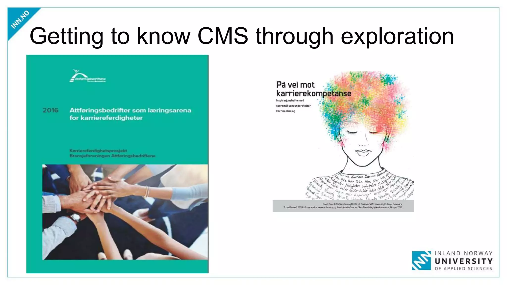 Getting to know the concept of career learning and CMS | PPT