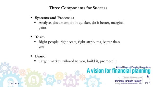 Building a professional adviser practice - three components of success ...