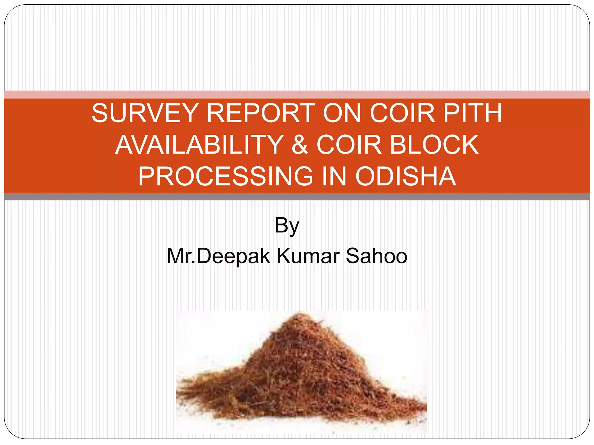 Final coir project_report | PPT