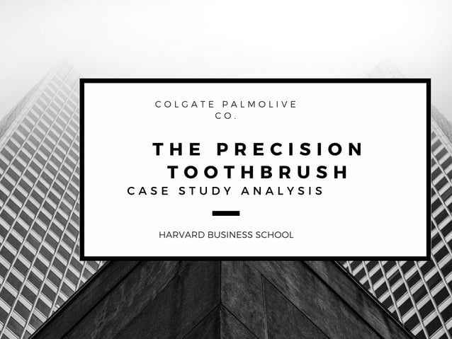 COLGATE PALMOLIVE-THE PRECISION TOOTHBRUSH | PPT